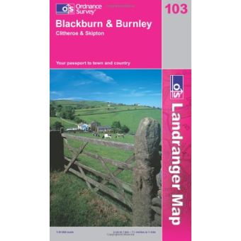 Blackburn and Burnley, Clitheroe and Skipton (Landranger Maps) (OS ...
