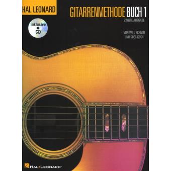 Méthodes et pédagogie BOSWORTH HAL LEONARD GUITAR METHOD BOOK 1 GERMAN ...