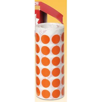 Gommettes rouleau - Rond Ø 15 mm - Orange x 2 832 - Autres Jeux ...