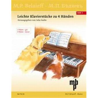 Suslin Julia Pieces Faciles Vol.1 Piano 4 Mains - broché - Achat Livre ...