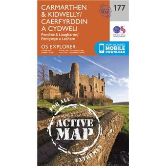 Os Explorer Map Active (177) Carmarthen And Kidwelly (Os Explorer ...