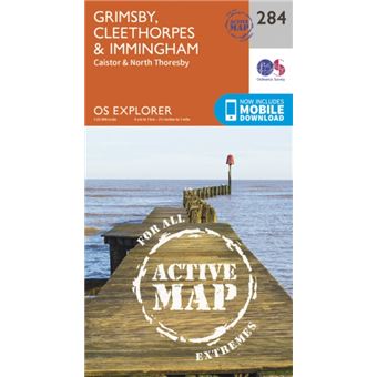 Os Explorer Map Active (284) Grimsby, Cleethorpes And Immingham ...