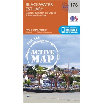 Os Explorer Map Active (176) Blackwater Estuary (Os Explorer Active Map ...