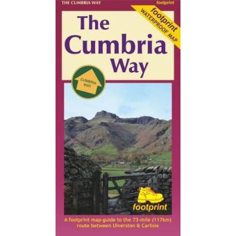 The Cumbria Way: A Footprint Map-Guide to the 73-Mile Route Between ...