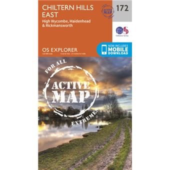 Os Explorer Map Active (172) Chiltern Hills East (Os Explorer Active ...