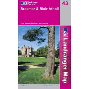 Braemar and Blair Atholl (Landranger Maps) Ordnance Survey - broché ...