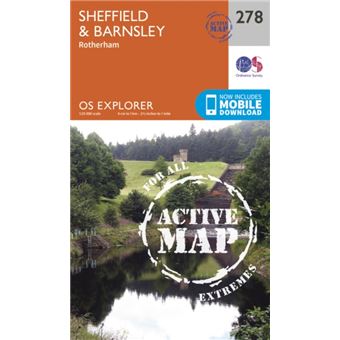 Os Explorer Map Active (278) Sheffield And Barnsley (Os Explorer Active ...