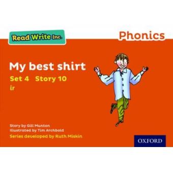 Read Write Inc. Phonics: Orange Set 4 Storybook 10 My Best Shirt ...