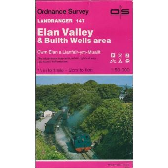 Landranger Maps: Elan Valley and Builth Wells Area Sheet 147 (OS ...