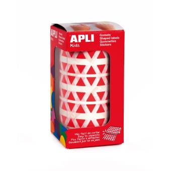 Gommettes rouleau - Triangle 10,5 mm - Rouge x 6 136 - Autres Jeux ...