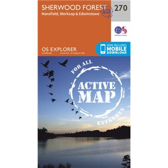 Os Explorer Map Active (270) Sherwood Forest (Os Explorer Active Map ...