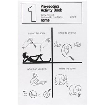 Pre Reading Activity Books Book 1 Jenny Ackland, - broché - Jenny ...