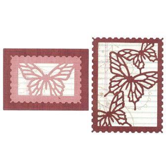 -13€56 sur Matrice découpe et embossage (die) thinlits sizzix papillon 3 - sizzix - Album ...