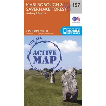 Os Explorer Map Active (157) Marlborough And Savernake Forest (Os ...