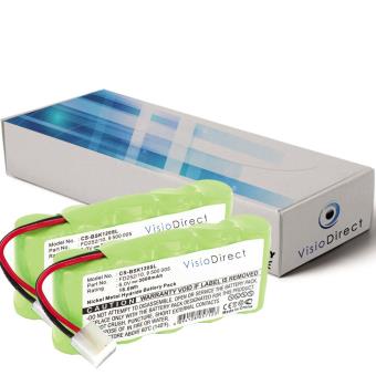 Lot de 2 batteries pour Bosch Rollfix 861E volet roulant 2000mAh 6V ...