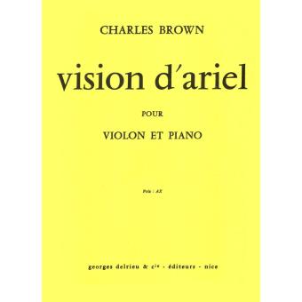 Partitions classique EDITION DELRIEU BROWN CHARLES - VISION D'ARIEL ...