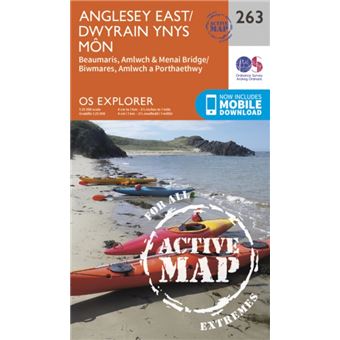 Os Explorer Map Active (263) Anglesey East (Os Explorer Active Map ...