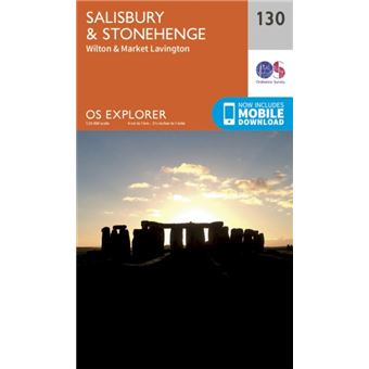 Os Explorer Map (130) Salisbury And Stonehenge (Map) Ordnance Survey ...