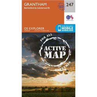 Os Explorer Map Active (247) Grantham (Os Explorer Active Map) (Map ...