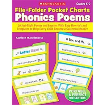 Phonics Poems File-folder Pocket Charts - broché - Achat Livre | fnac