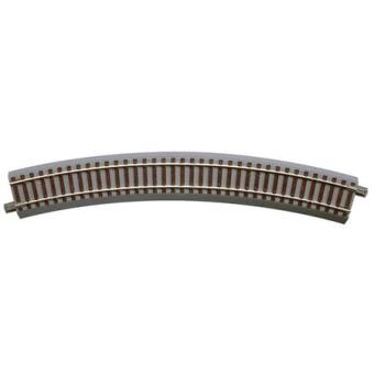 Rail courbe (H0) Voie Roco geoLINE (avec ballast) Roco 61124 30 ° 511.1 mm 6 pc(s) - Modèle ...