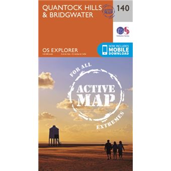 Os Explorer Map Active (140) Quantock Hills And Bridgwater (Os Explorer ...