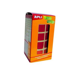 Gommettes rouleau - Carré 15 x 15 mm - Rouge x 2 832 - Autres Jeux ...