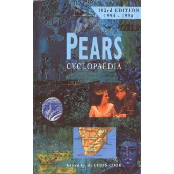 Pears Cyclopaedia, 1994-95. A Book of Background Information and ...