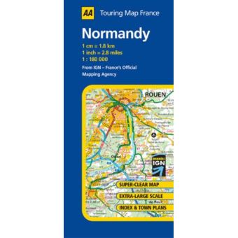 Normandy (AA Road Map France Series) Unknown - broché - Unknown - Achat ...