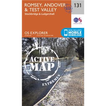 Os Explorer Map Active (131) Romsey, Andover And Test Valley (Os ...