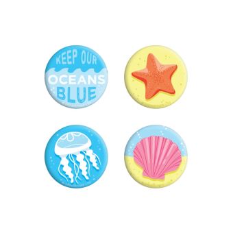 Lot de badges mixtes Keep Our Oceans Blue Climate Change - Pins et ...