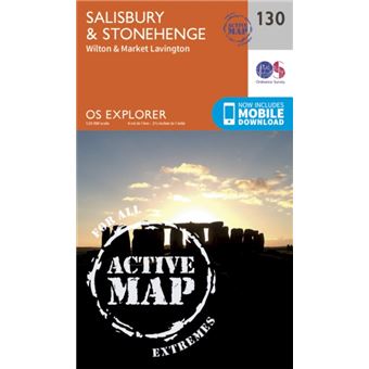 Os Explorer Map Active (130) Salisbury And Stonehenge (Os Explorer ...