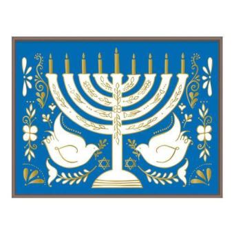 Hanukkah Menorah Large Embellished - [Version Originale] Inconnu ...