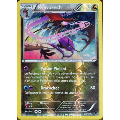carte Pokémon 86/122 Kravarech 110 PV - REVERSE XY - Rupture Turbo NEUF ...