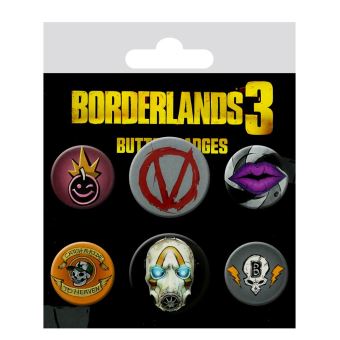 Lot de badges mixtes Borderlands 3 Icons - Pins et badges - Achat ...