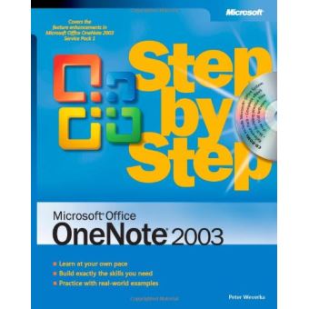 Microsoft Office Onenote 2003 Step By Step, STEP-BY-STEP - livre CDROM ...