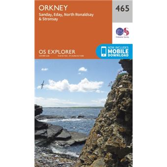Os Explorer Map (465) Orkney - Sanday, Eday, North Ronaldsay And ...