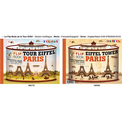 Le Flip Book de la Tour Eiffel, version multilingue augmentée 2021 ...