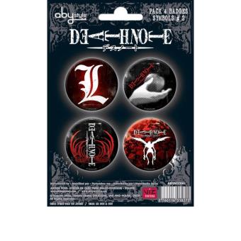 DEATH NOTE - Pack de badges - Symboles #2 - Pins et badges - Achat ...