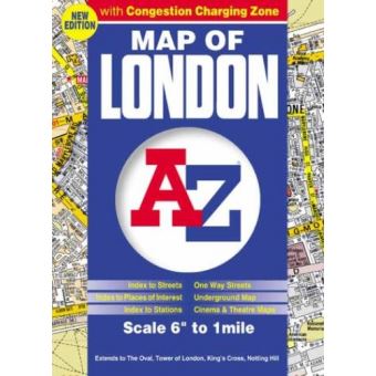 A-Z Map of London: Congestion Zone (Street Maps & Atlases) Geographers ...