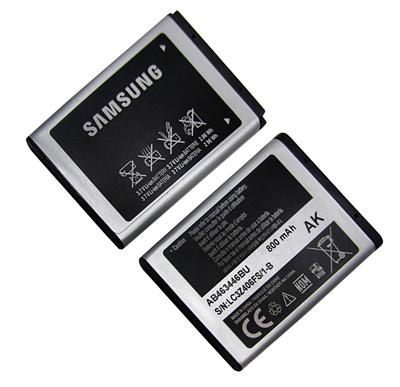 Accu AB463446BU, Li-ion original Samsung S3100, E2330, SGH-X630, SGH-X530, SGH-X520, SGH-X510 ...