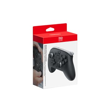 Manette Nintendo Pro Controller pour Nintendo Switch 2 Noir - Manette ...
