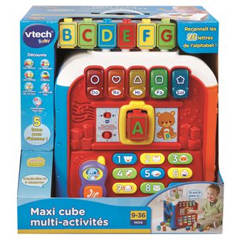 Maxi cube multi-activités Vtech - Autres jeux d'éveil - Achat & prix | fnac