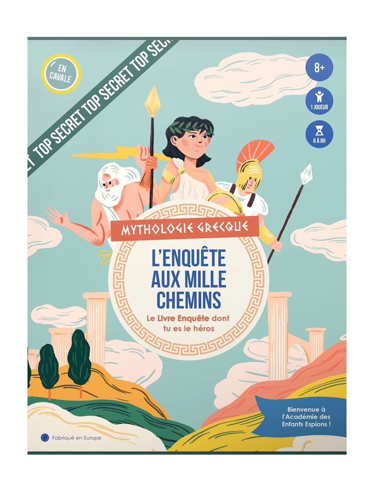 Jeu classique En cavale L’enquête aux mille chemins Mythologie grecque ...