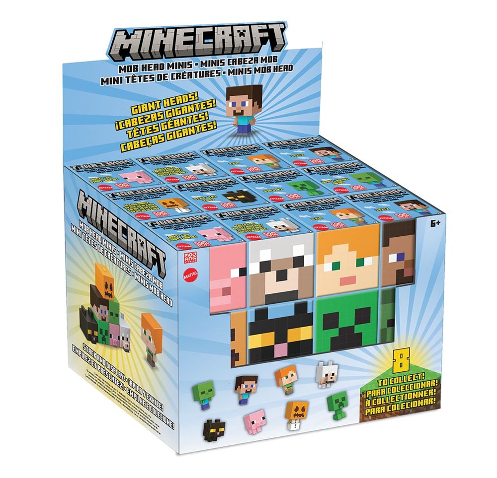 Figurine Minecraft Mini-figurine tête modulable Modèle aléatoire ...