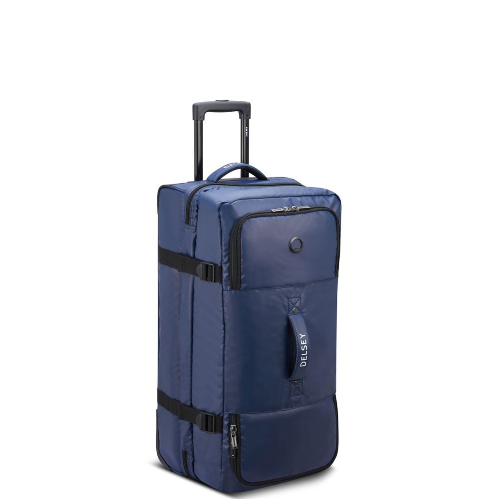 Sac de voyage à roulettes Delsey Raspail 73 cm Bleu - Sac de voyage ...