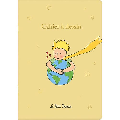 Cahier à dessin A5 Kiub Collection Le Petit Prince Planète Jaune ...