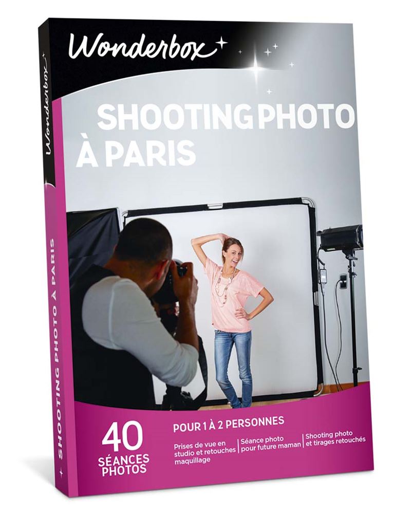 Coffret cadeau Wonderbox Shooting photo à Paris - Coffret cadeau ...