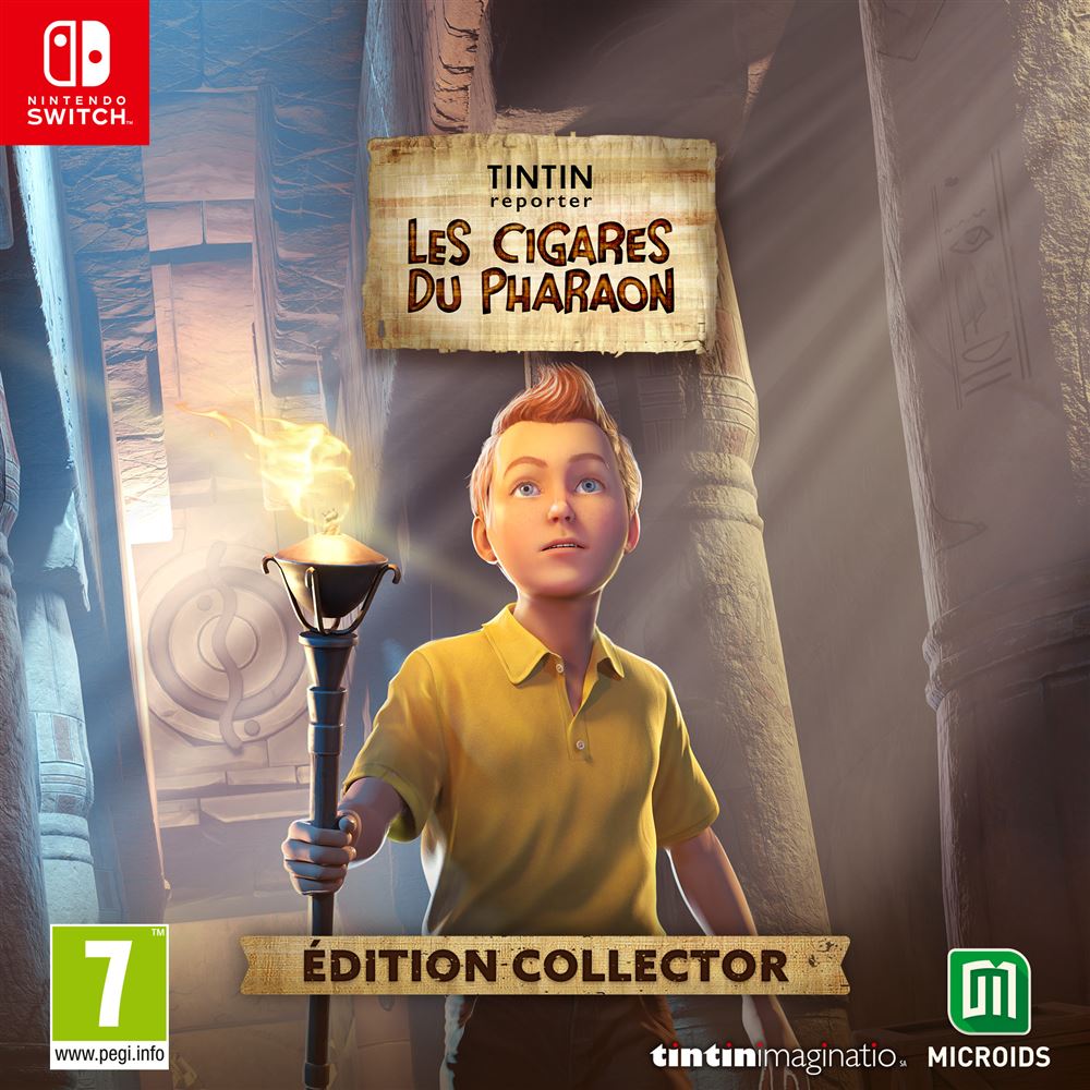 Tintin Reporter: Les Cigares Du Pharaon Edition Collector Nintendo ...