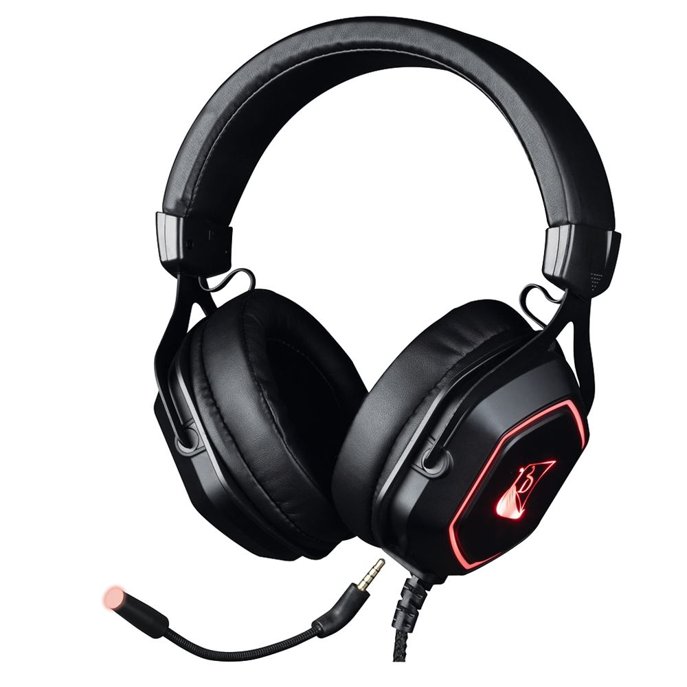 Micro-casque gaming filaire Konix Drakkar Ragnarök Evo Pro 7.1 Noir ...